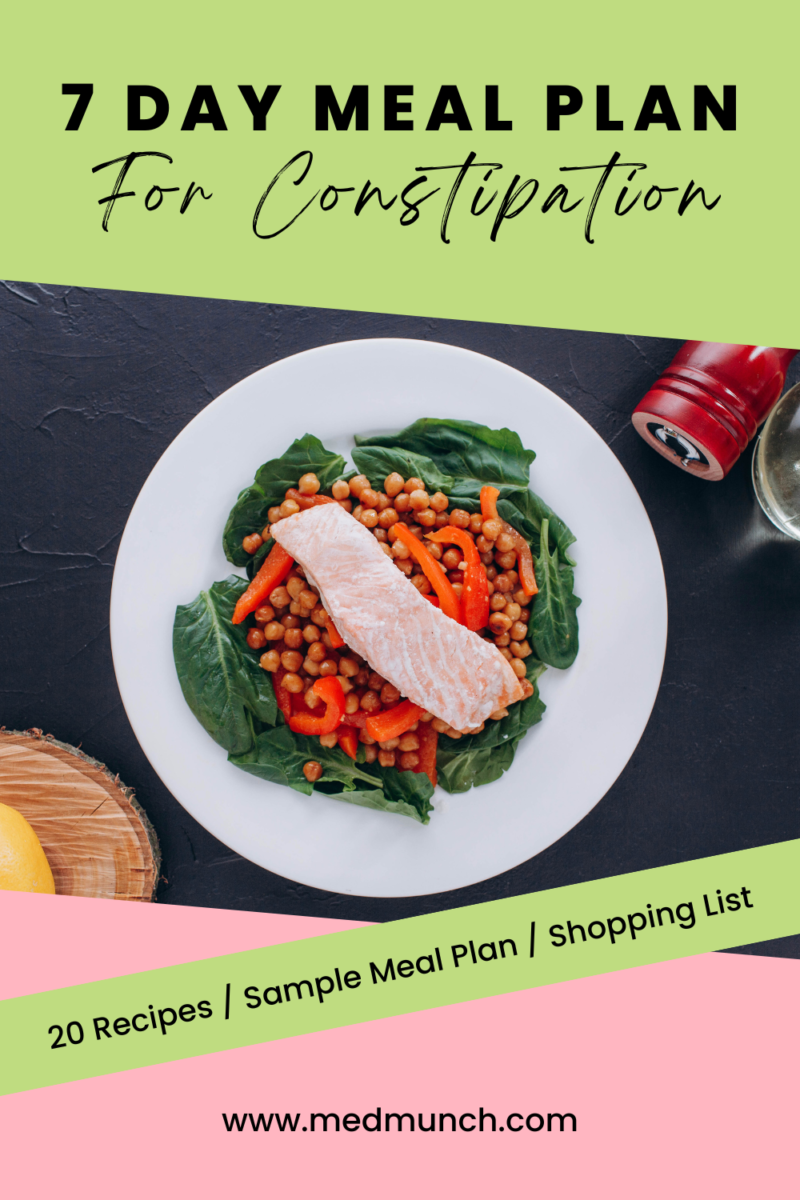 7 Day Constipation Diet Meal Plan (PDF & Menu) - Medmunch