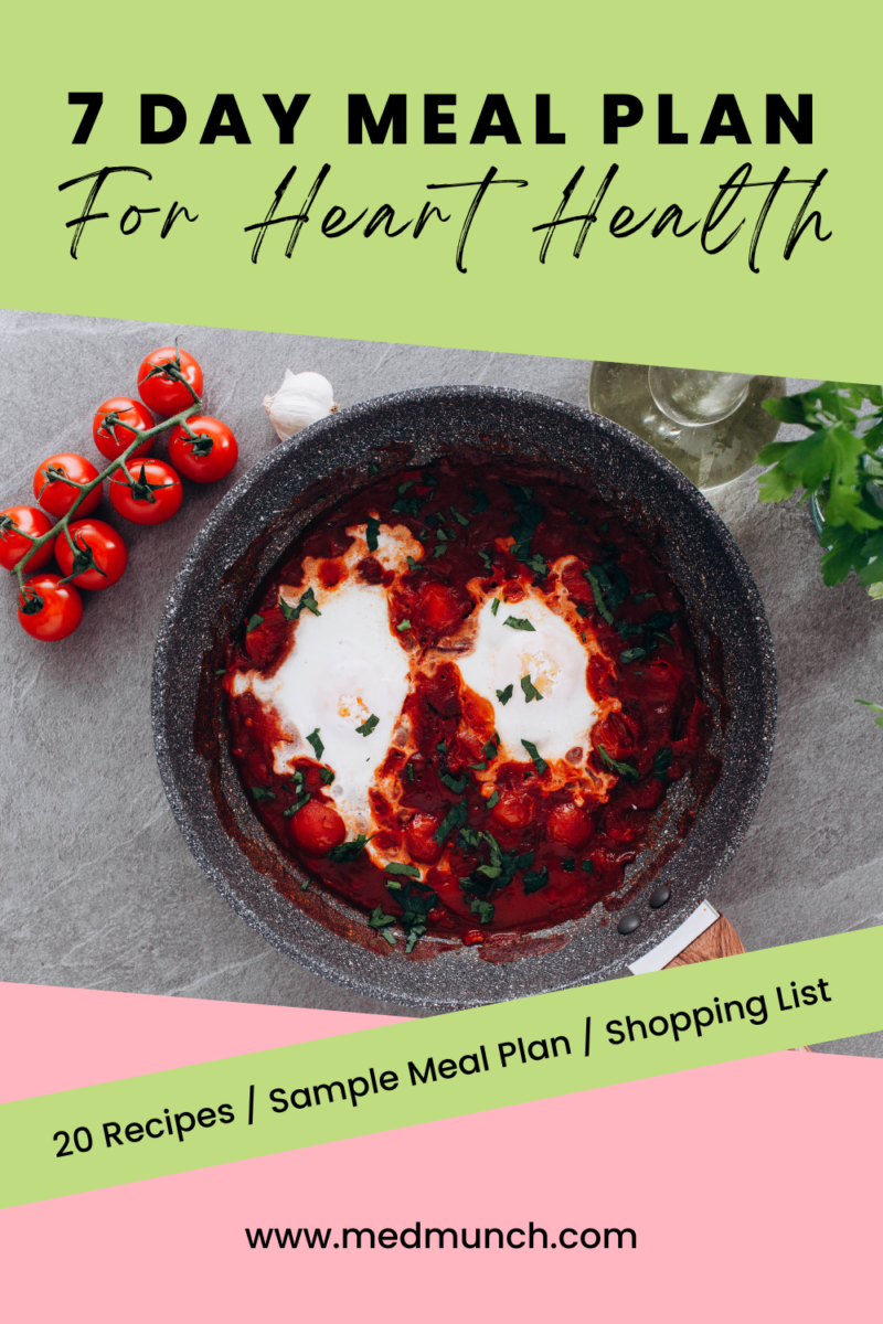 7 Day Heart Healthy Diet Meal Plan (PDF & Menu) - Medmunch