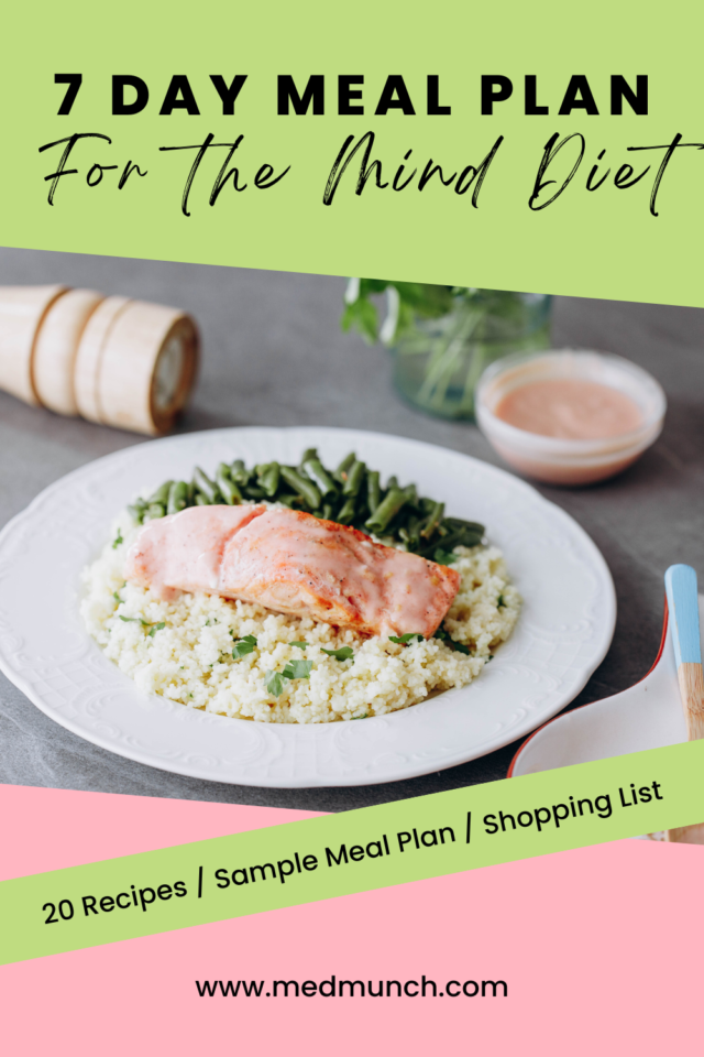 7 Day MIND Diet Meal Plan (Menu & PDF) - Medmunch