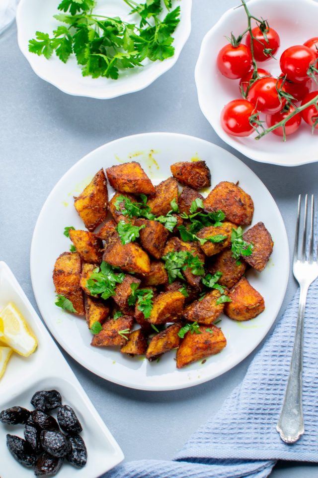 Easy Moroccan Spiced Roasted Potatoes - Medmunch