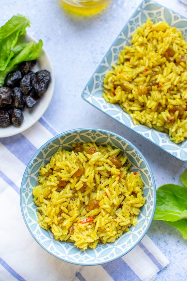 Authentic Mediterranean Yellow Rice - Medmunch