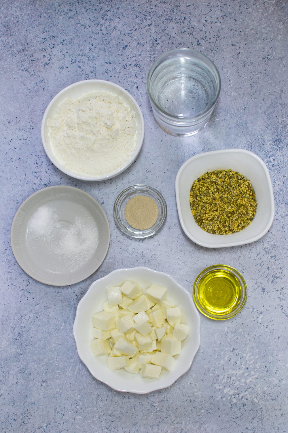 Easy Manakish (Lebanese Cheese or Za'atar Flatbread) - Medmunch