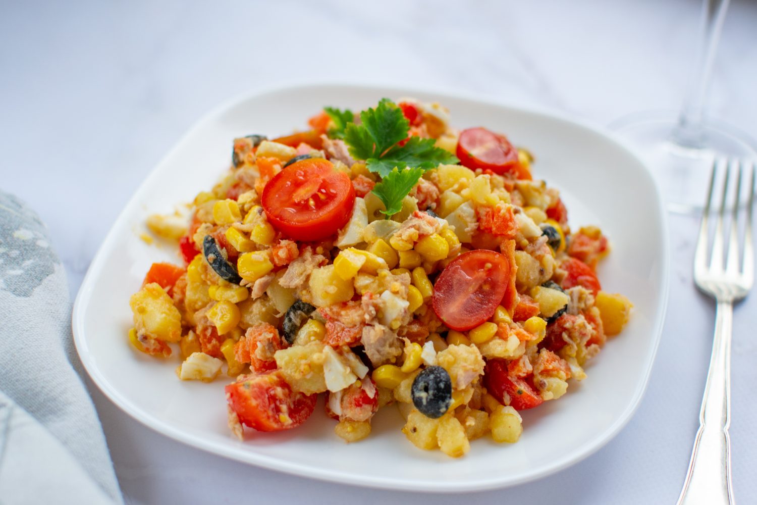 Spanish Potato Salad (Ensalada Rusa) - Medmunch