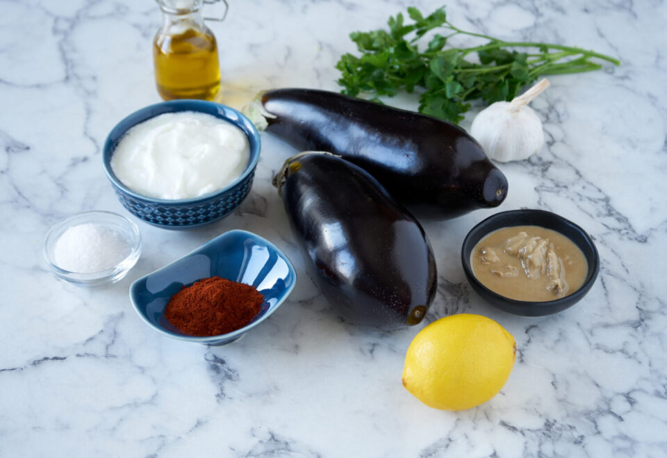 Mutabal (Middle Eastern Roasted Eggplant Dip) - Medmunch