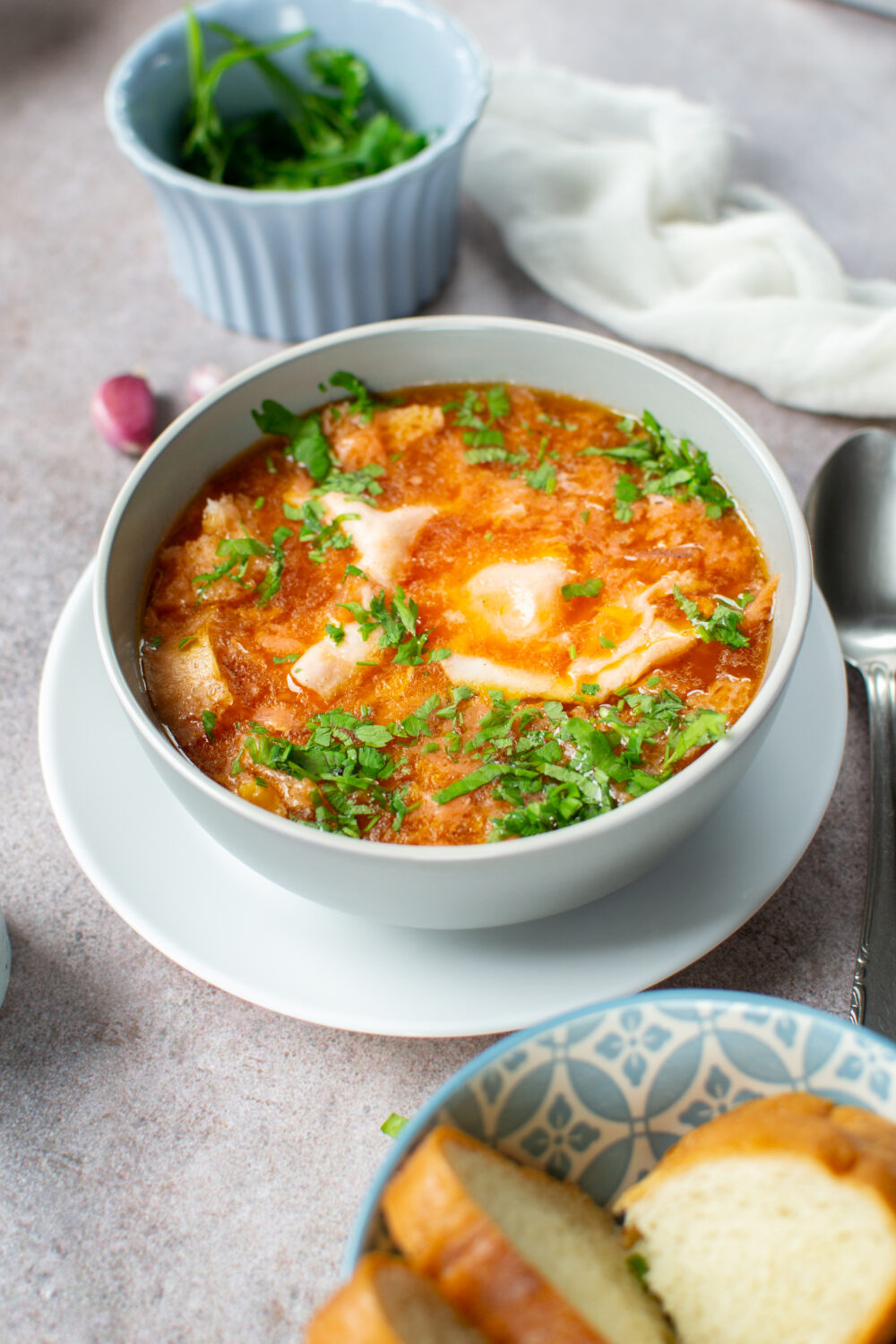 Sopa de Ajo (Spanish Garlic Bread Soup) - Medmunch