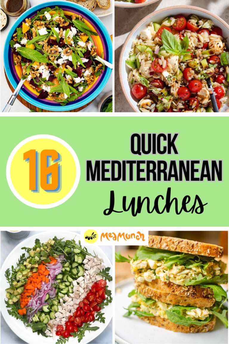16 Quick Mediterranean Lunches (Less Than 20 Minutes) - Medmunch